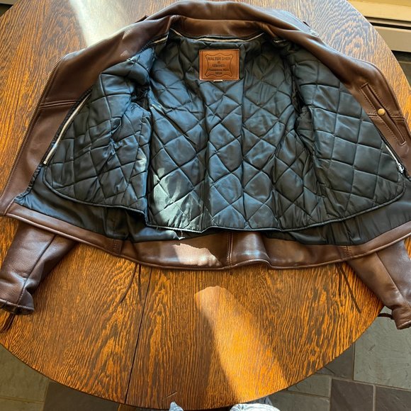 Walt Dyer | Jackets & Coats | Heavy Duty Dark Brown Leather Walt Dyer ...